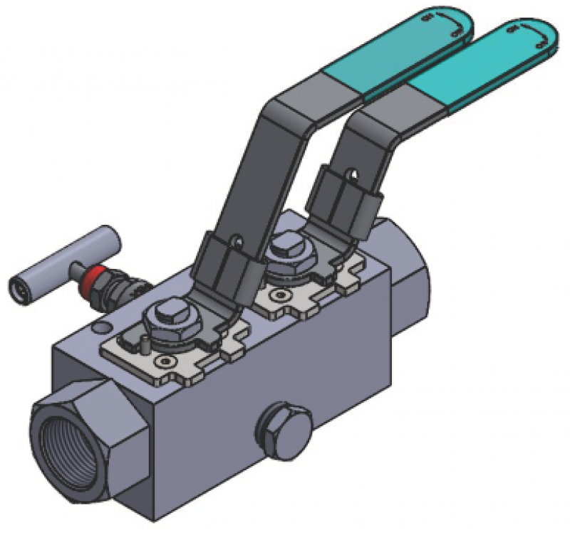 Double Block & Bleed Valves: 3D DBB Threaded inlet/outlet Series